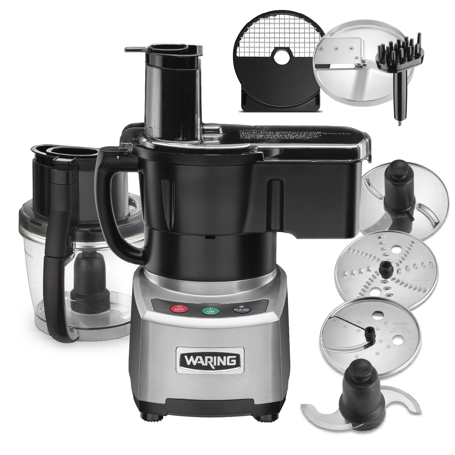6-Qt Combination Food Processor | Continuous-Feed | Waring